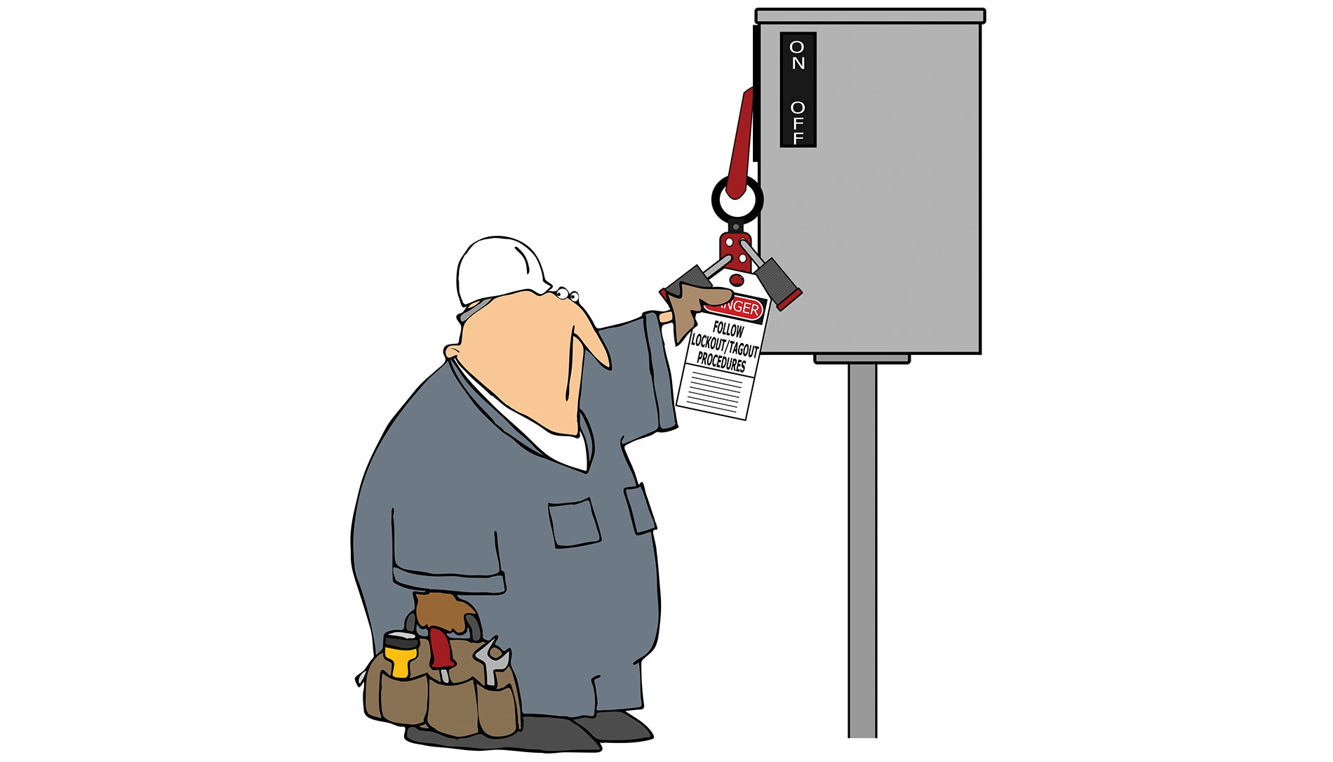 Lock It Out: Follow lockout/tagout procedures to establish an ...