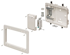 Arlington Industries’ TVBS505 Recessed Steel TV Box - Electrical ...