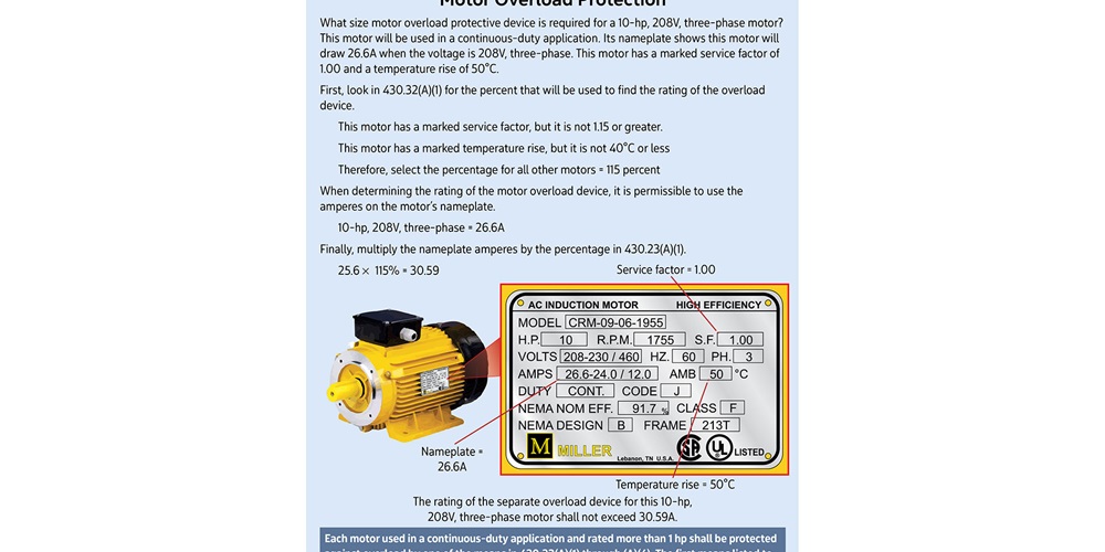 Motors, Motor Circuits, and Controllers, Part VIII: Article 430 ...