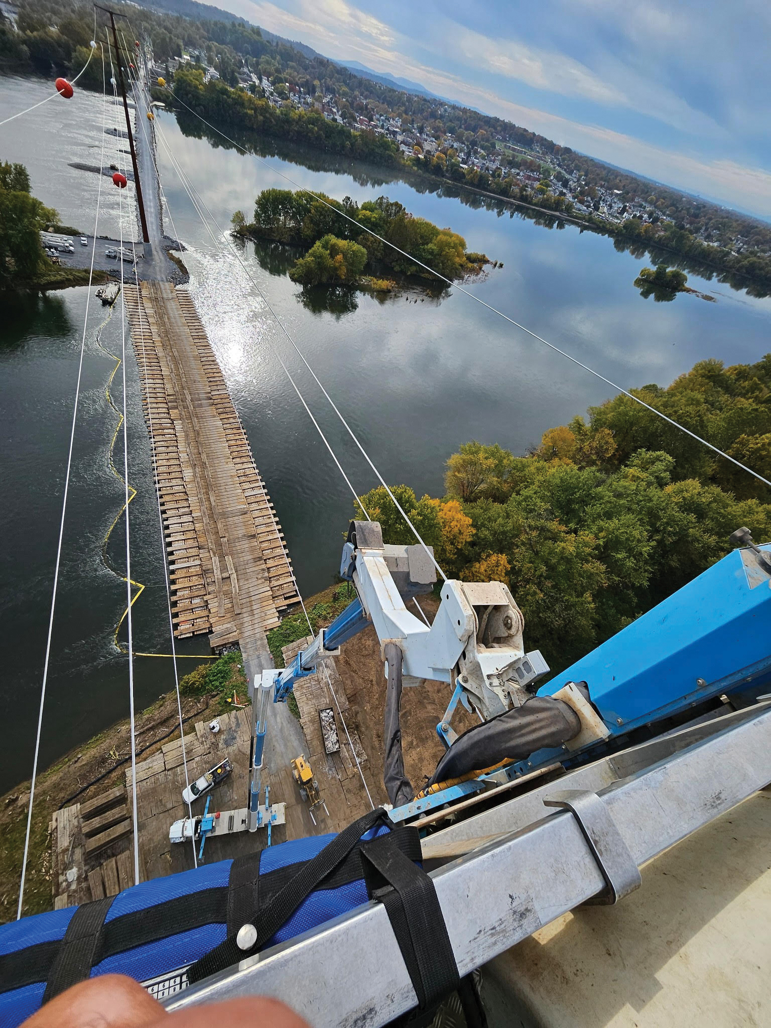 A Bridge to Cross: I.B. Abel Inc. completed a transmission line rebuild ...