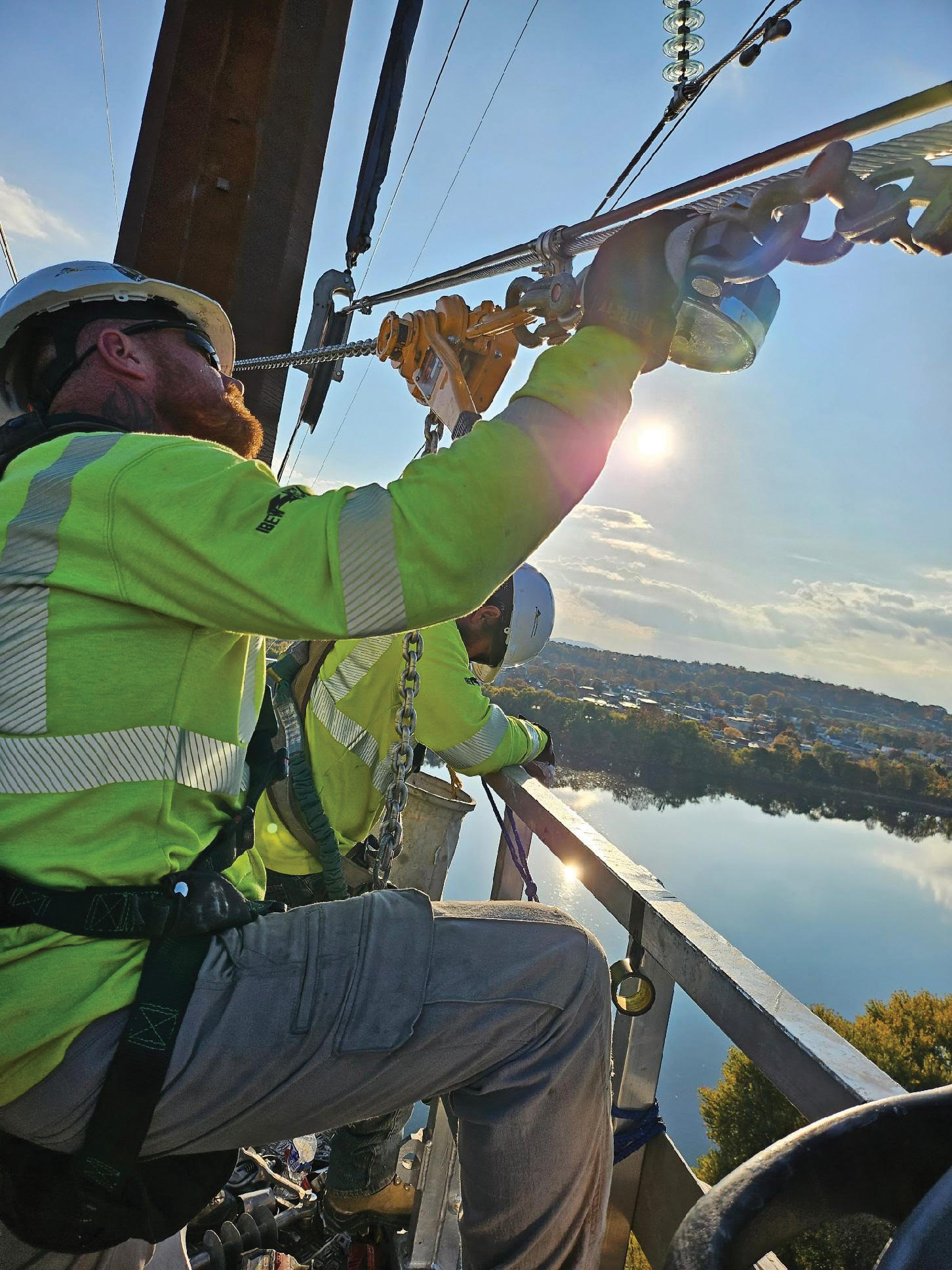 A Bridge to Cross: I.B. Abel Inc. completed a transmission line rebuild ...
