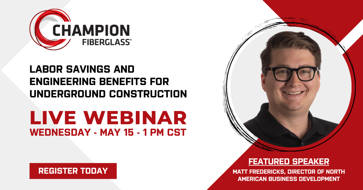 Webinar: Labor Savings and Engineering Benefits for Underground Construction - Electrical ...